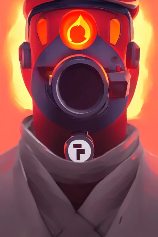 team fortress 2 pyro, symmetrical!! sci-fi, modern, | Stable Diffusion ...