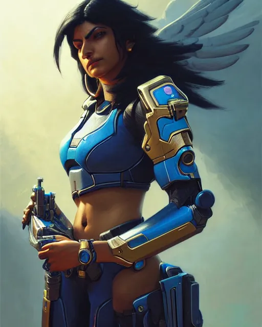 pharah from overwatch, character portrait, portrait, | Stable Diffusion ...