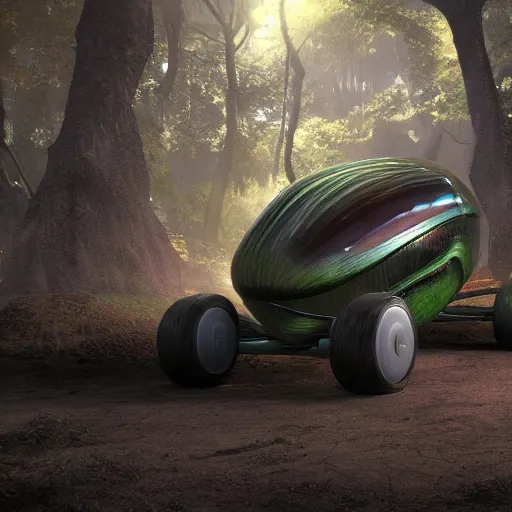 3d cinematic render of realistic organic vehicle, | Stable Diffusion ...
