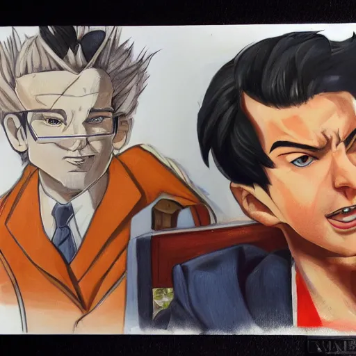 Phoenix Wright oil painting, trending on artstation, | Stable Diffusion | OpenArt