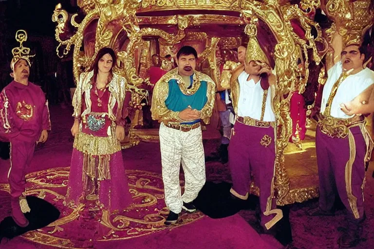 el chapo is a genie standing in the middle of a | Stable Diffusion
