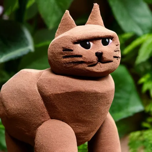 clay golem cat, | Stable Diffusion | OpenArt