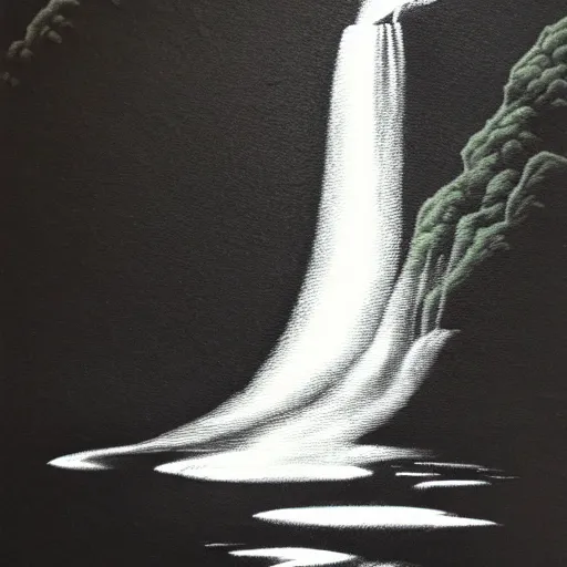 zen, waterfall, black ink | Stable Diffusion | OpenArt