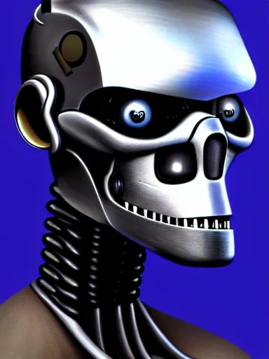 portrait of anthropomorphic sloth cyborg, terminator : | Stable ...