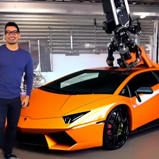 Tai Lopez in a garage, pointing to a huge Lamborghini | Stable ...