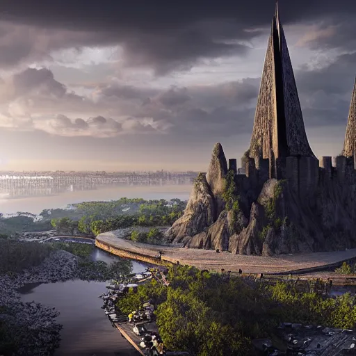 an ultra detailed matte painting of the one impossibly | Stable ...