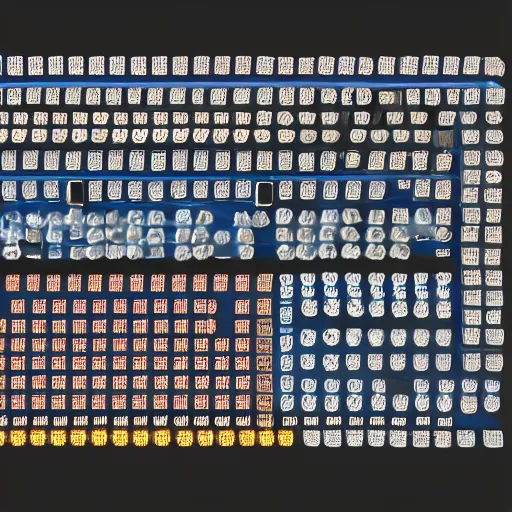 knolling of computer code, detailed | Stable Diffusion