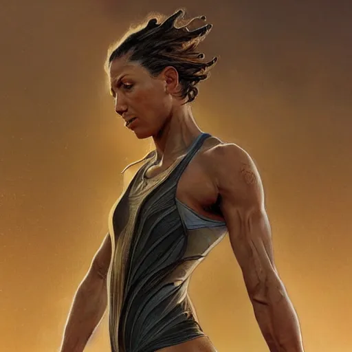 ultra realistic illustration of us long jumper tara | Stable Diffusion ...