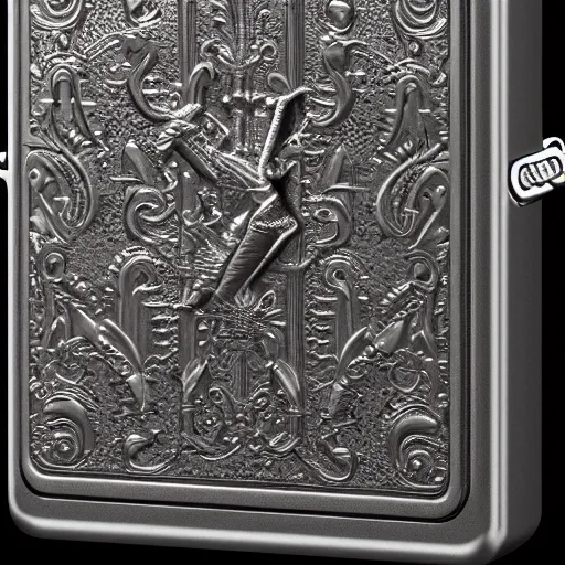 concept art zippo lighter, baroque style art, octane | Stable Diffusion