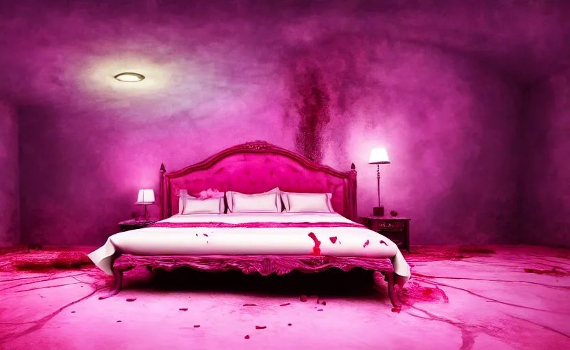 matte oil painting of a lovecraftian monster crawling | Stable ...