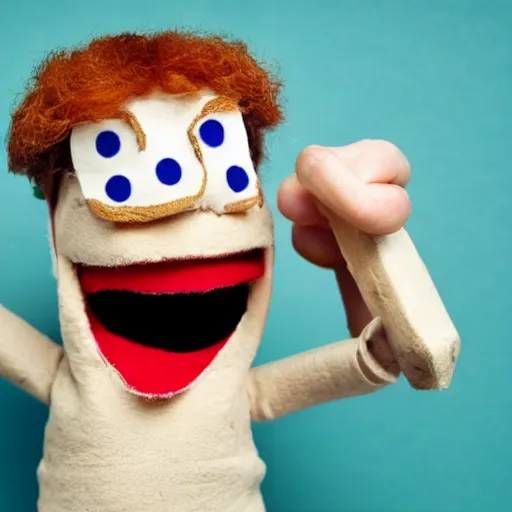 Puppet screams as he tries to cut off the hand | Stable Diffusion | OpenArt