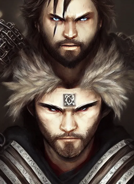 wandering samurai paladin glowing white eyes, shaggy | Stable Diffusion ...