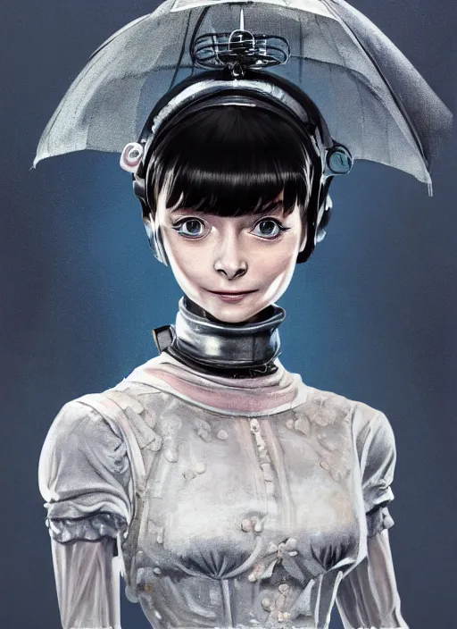 a surreal detailed 3 d render of audrey hepburn as a | Stable Diffusion ...