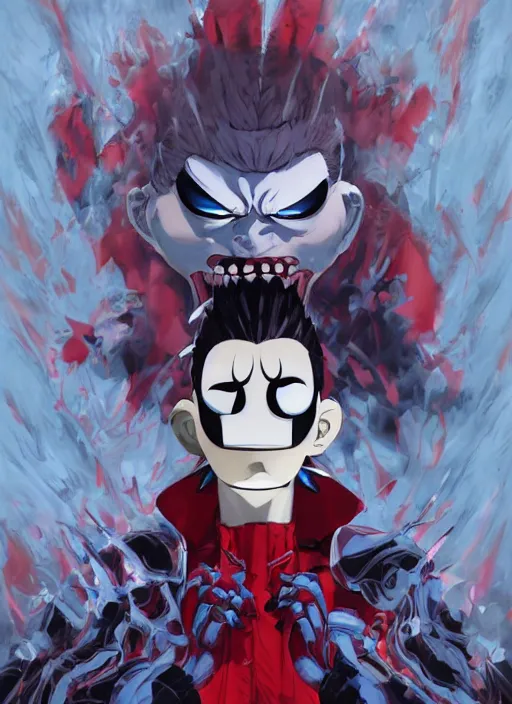 portrait of a benign yet scary god, digital painting | Stable Diffusion ...