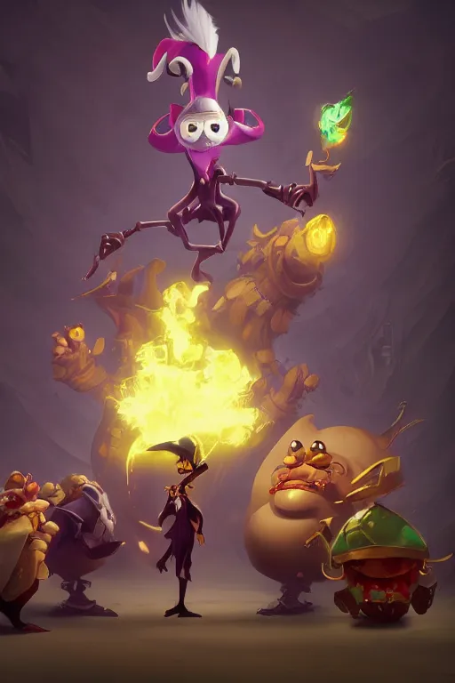 A boss, A magician, character design, in the style of | Stable ...