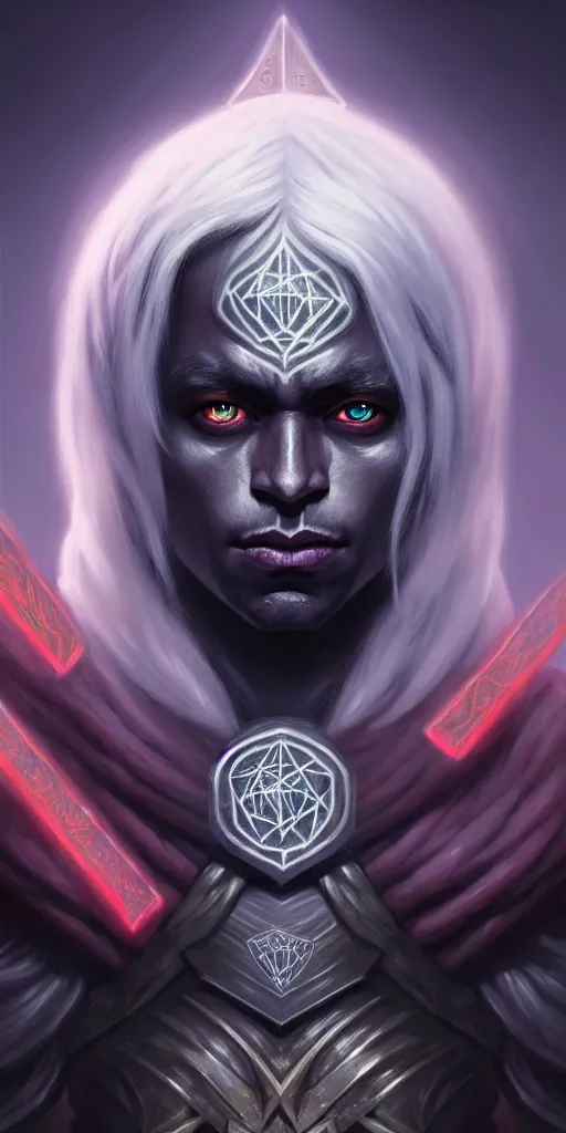 ( hyperrealistic portrait of a drow in an armor full | Stable Diffusion ...