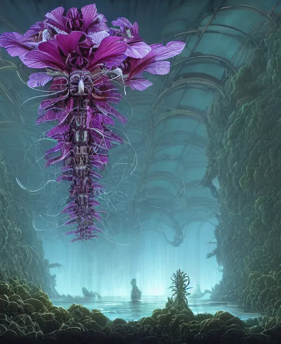 a giant weird industrial plant made out of isopod | Stable Diffusion ...