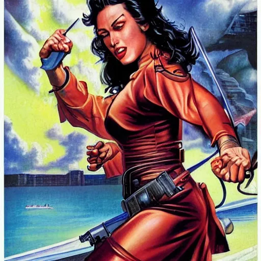 Gawr Gura Houshou Marine VTUBER Streamer ART by Joe | Stable Diffusion ...