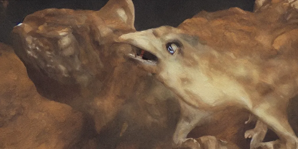 detailed painting of curiosity | Stable Diffusion