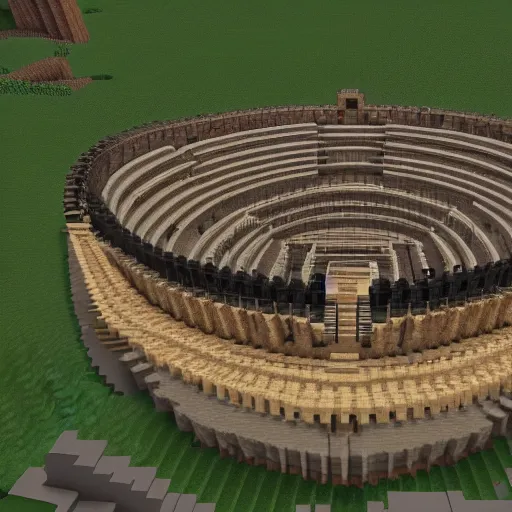 Minecraft Build Of The Colosseum
