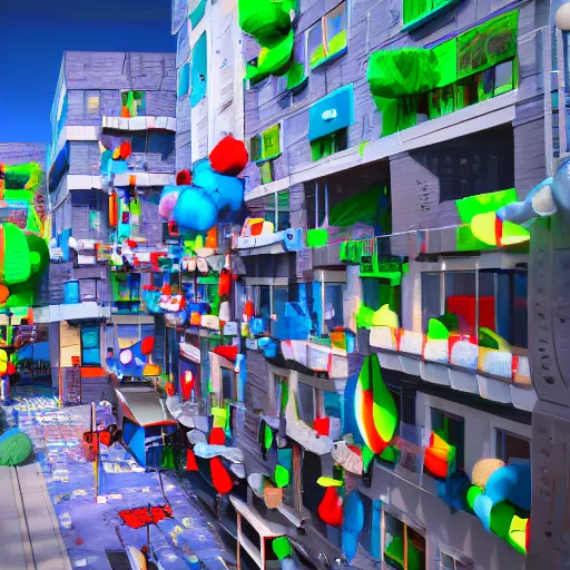 render artstation Yarn city | Stable Diffusion | OpenArt