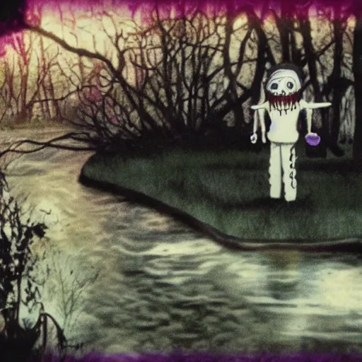 real-life brook, a still of an horror Movie | Stable Diffusion