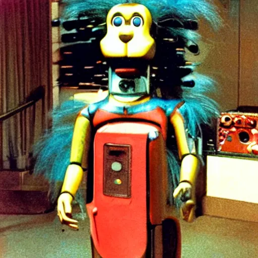 animatronic from the 70s, color photo from the 70s | Stable Diffusion