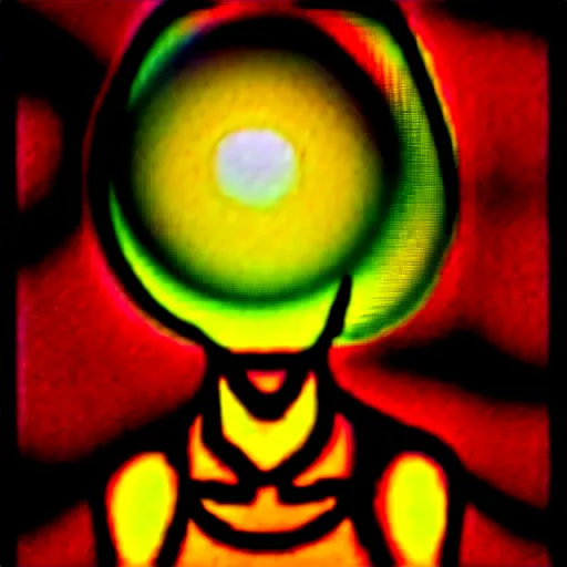 Giant beastly Samurai with an egg growing from his | Stable Diffusion