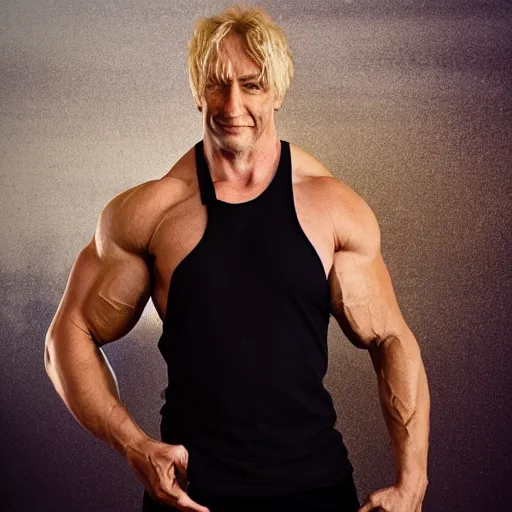 portrait of the immensely towering bodybuilder Neil | Stable Diffusion ...