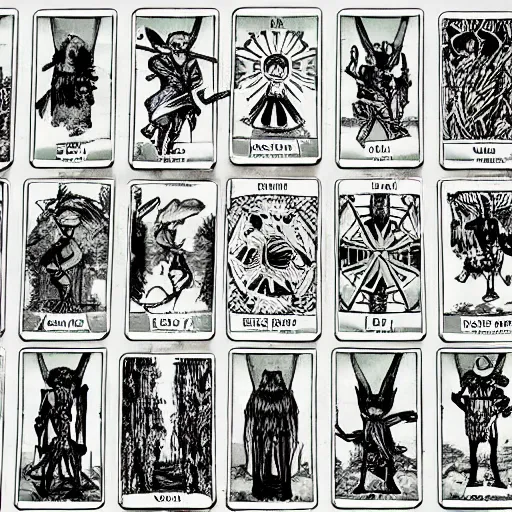 tarot card hunt showdown artstyle | Stable Diffusion