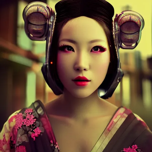 !dream cyberpunk geisha, full body, cinematic | Stable Diffusion | OpenArt