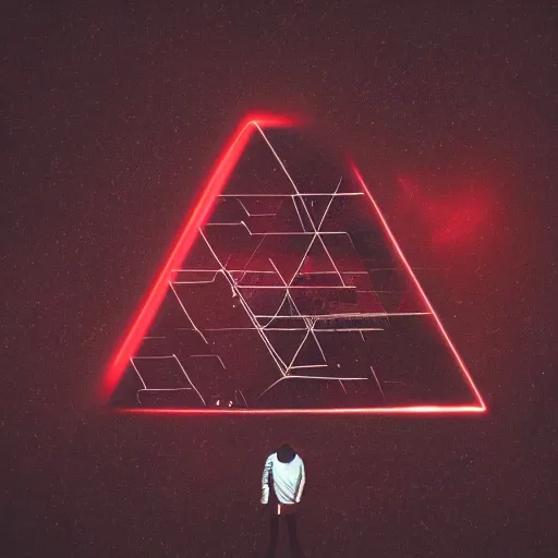 dark matter red art house future alone man going limbo | Stable Diffusion | OpenArt