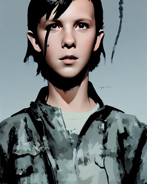 portrait of millie bobby brown by yoji shinkawa, | Stable Diffusion ...