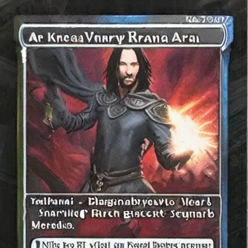 a magic the gathering card based on fantasy keanu | Stable Diffusion ...