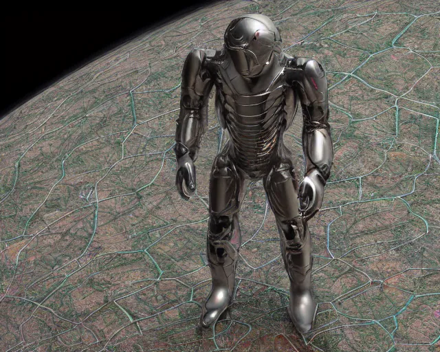 4 k hd, high resolution photograph of iron map suit, | Stable Diffusion ...
