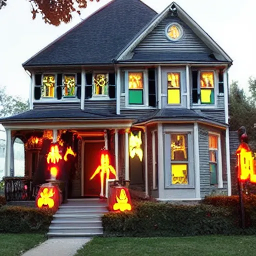 cute halloween houses with dramatic lighting | Stable Diffusion | OpenArt