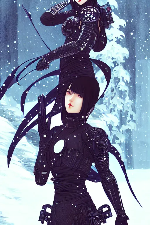 portrait ninja gaiden angel girl, armored dieselpunk | Stable Diffusion ...