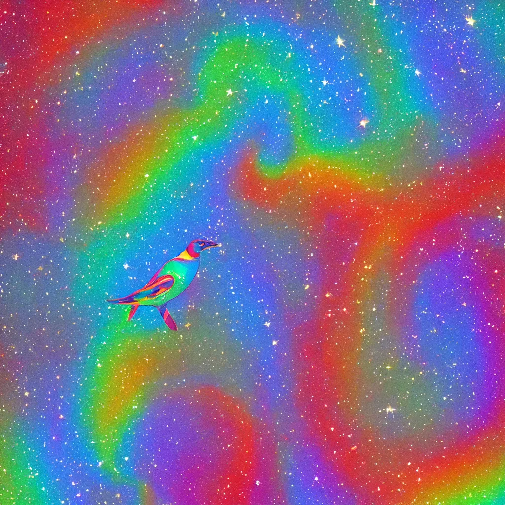 rainbow cosmic penguin | Stable Diffusion | OpenArt