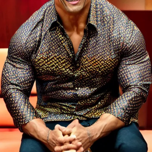 Dwayne Johnson wearing batik | Stable Diffusion | OpenArt