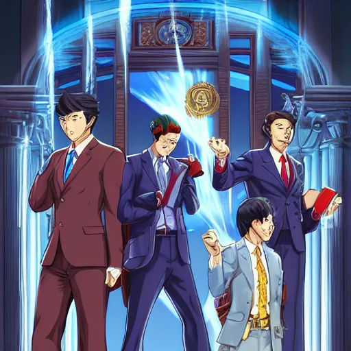 Phoenix Wright in the style of CLAMP | Stable Diffusion | OpenArt