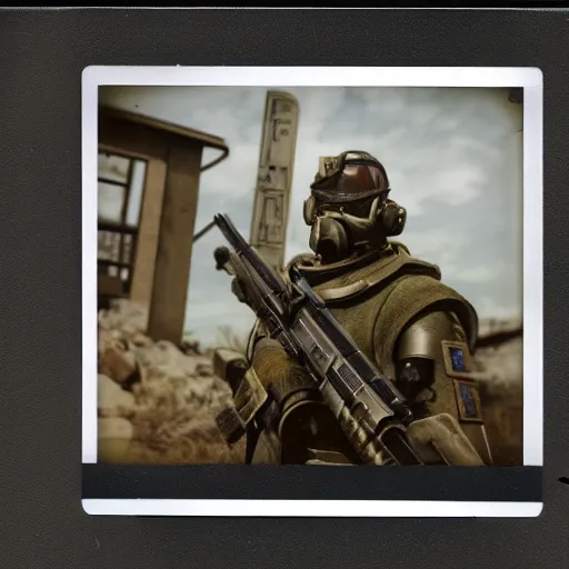 polaroid hyper realistic fallout New Vegas Caesar | Stable Diffusion ...