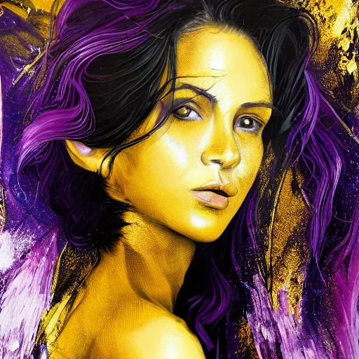 masterpiece ink and acrylic dynamic portrait of an | Stable Diffusion