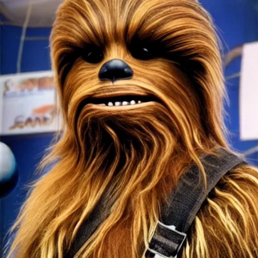 chewbacca endorsing hair beauty products | Stable Diffusion | OpenArt