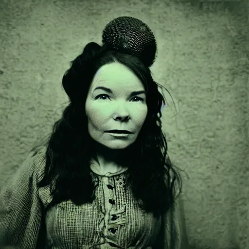 bjork in the old west, sepia tone, highly detailed, | Stable Diffusion