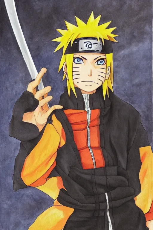 naruto holding a sword, painting | Stable Diffusion | OpenArt