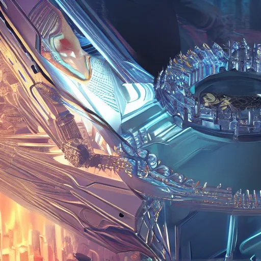 sci-fi motherboard structure on the coronation of | Stable Diffusion | OpenArt