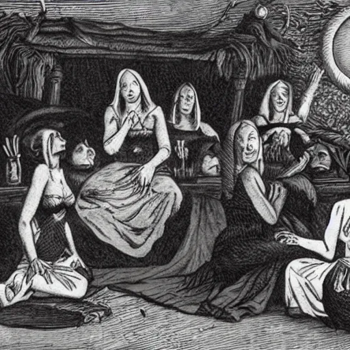 witches communing with evil | Stable Diffusion | OpenArt