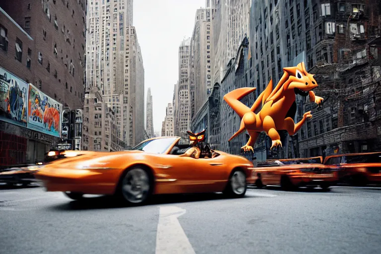 charizard flying above new york, videogame still, | Stable Diffusion ...