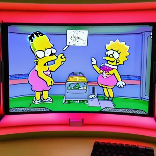 Squid Game (2021) episode featuring The Simpsons | Stable Diffusion ...