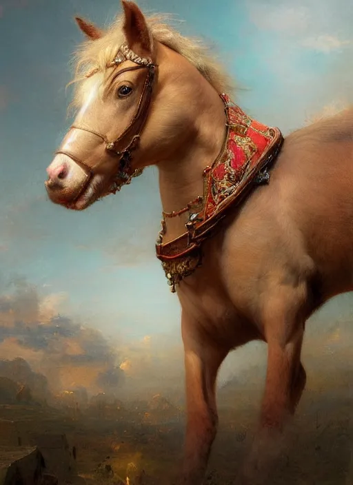 a painting of a real horse by David Manzur, full body, | Stable Diffusion